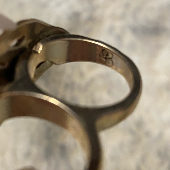 Jewelry | Double Finger Gold Branch Ring | Poshmark